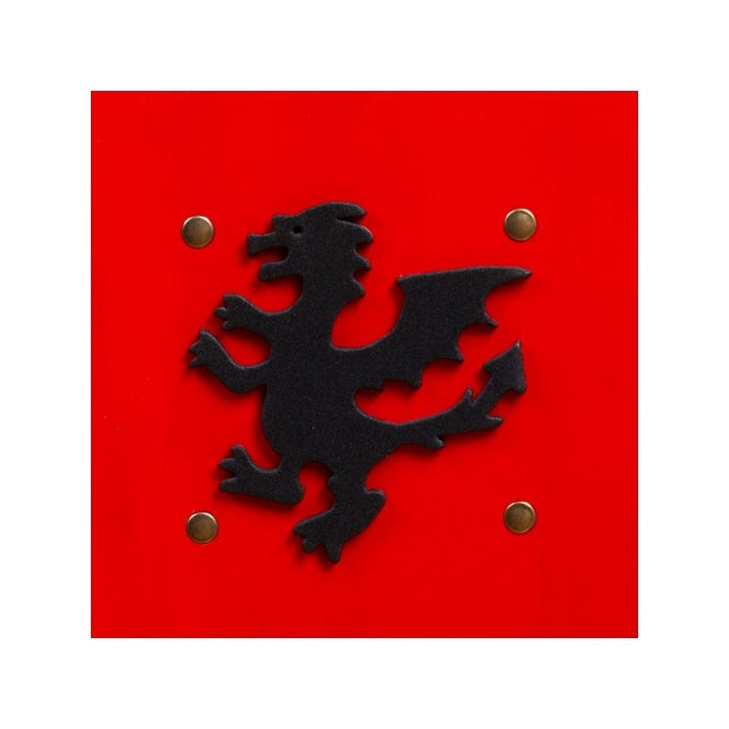 Red Camelot Shield - Small - Kalid Medieval – Honey on the Hill